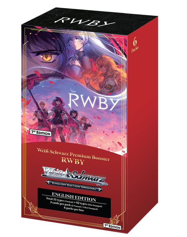 PRE-ORDER Weiss Schwarz: RWBY - ENGLISH Edition Premium Booster Box ...